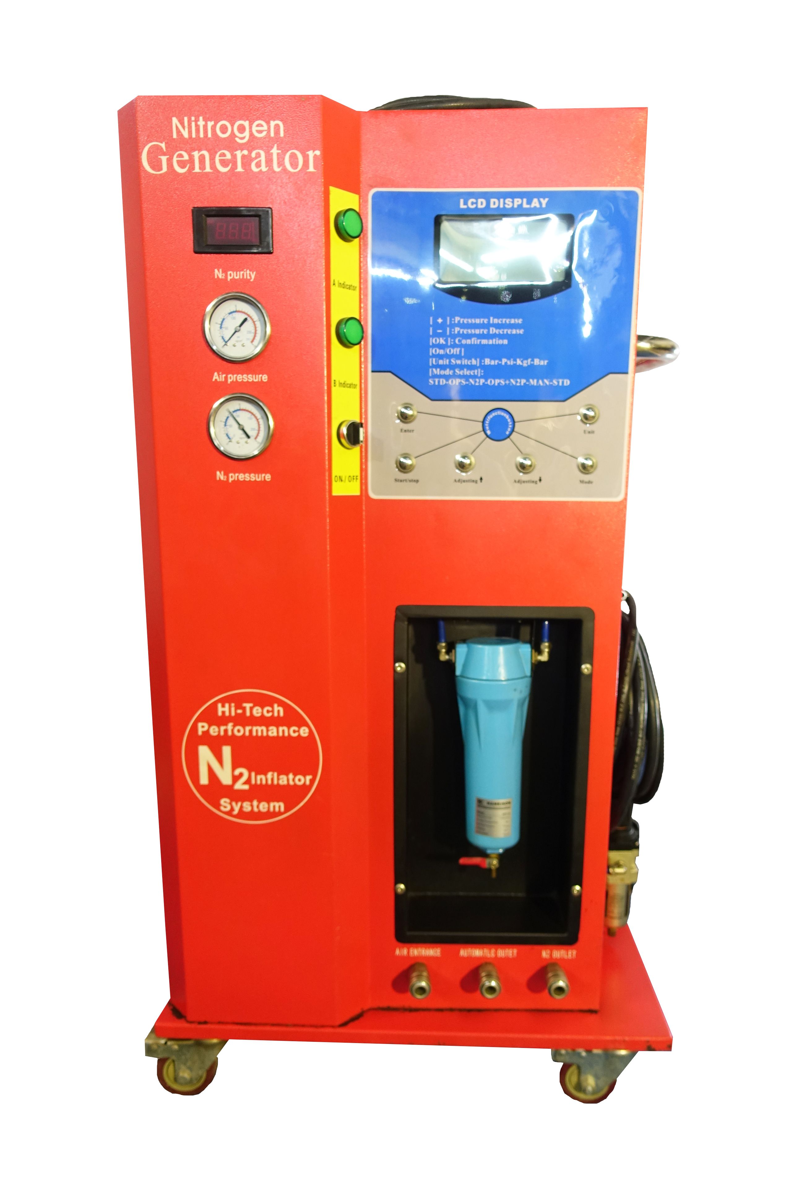 Small Car and Motorcycle Nitrogen Machine | M-ONE Super Tyre Sealant